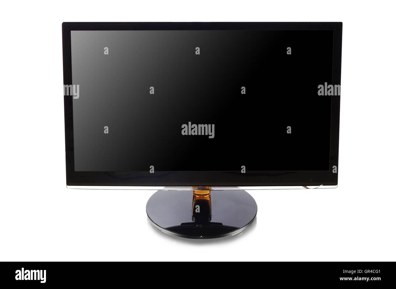 Computer monitor isolated on white Stock Photo - Alamy