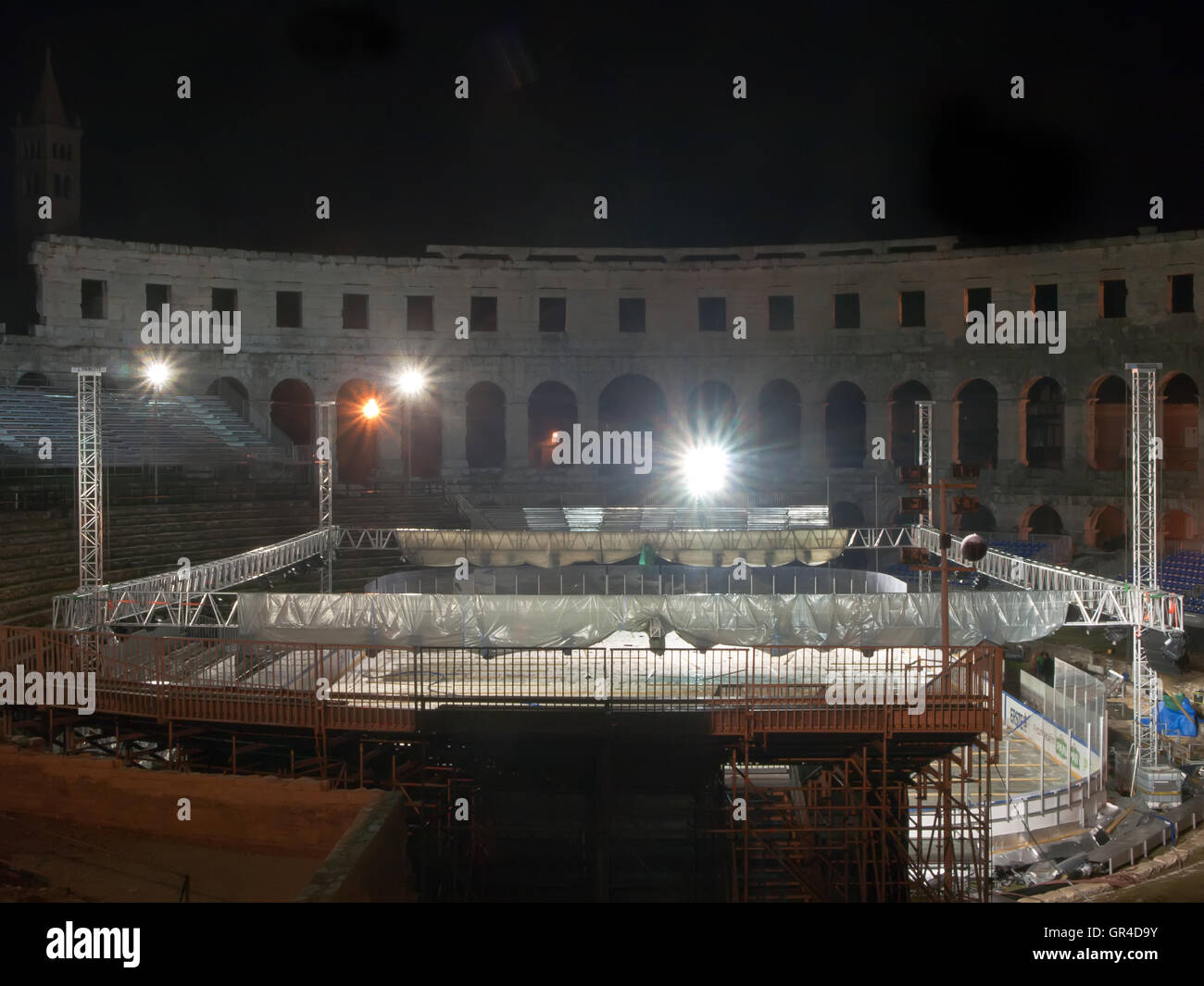 arena ice fever Stock Photo - Alamy