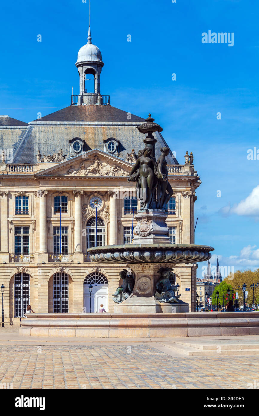 Place de la Bourse (1745-1747, designed by Jacques-Ange Gabriel ...