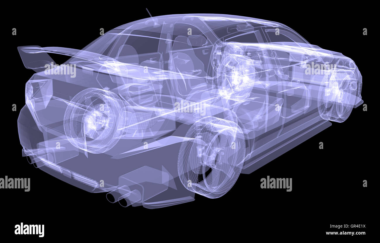 X-ray concept car Stock Photo - Alamy