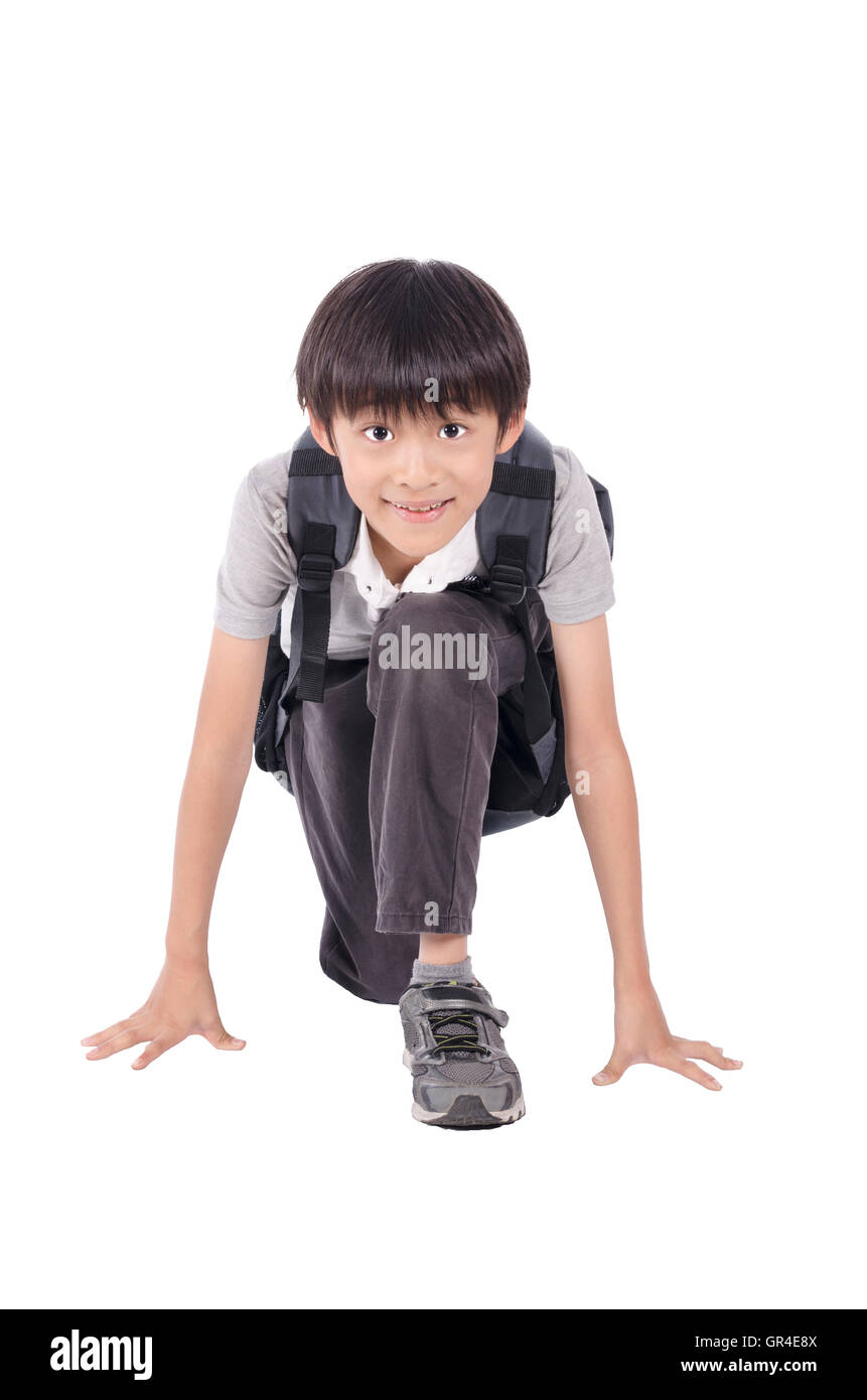 smart boy ready competition Stock Photo - Alamy