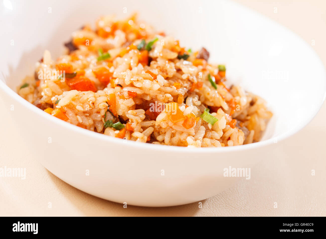 rice with vegetables Stock Photo - Alamy