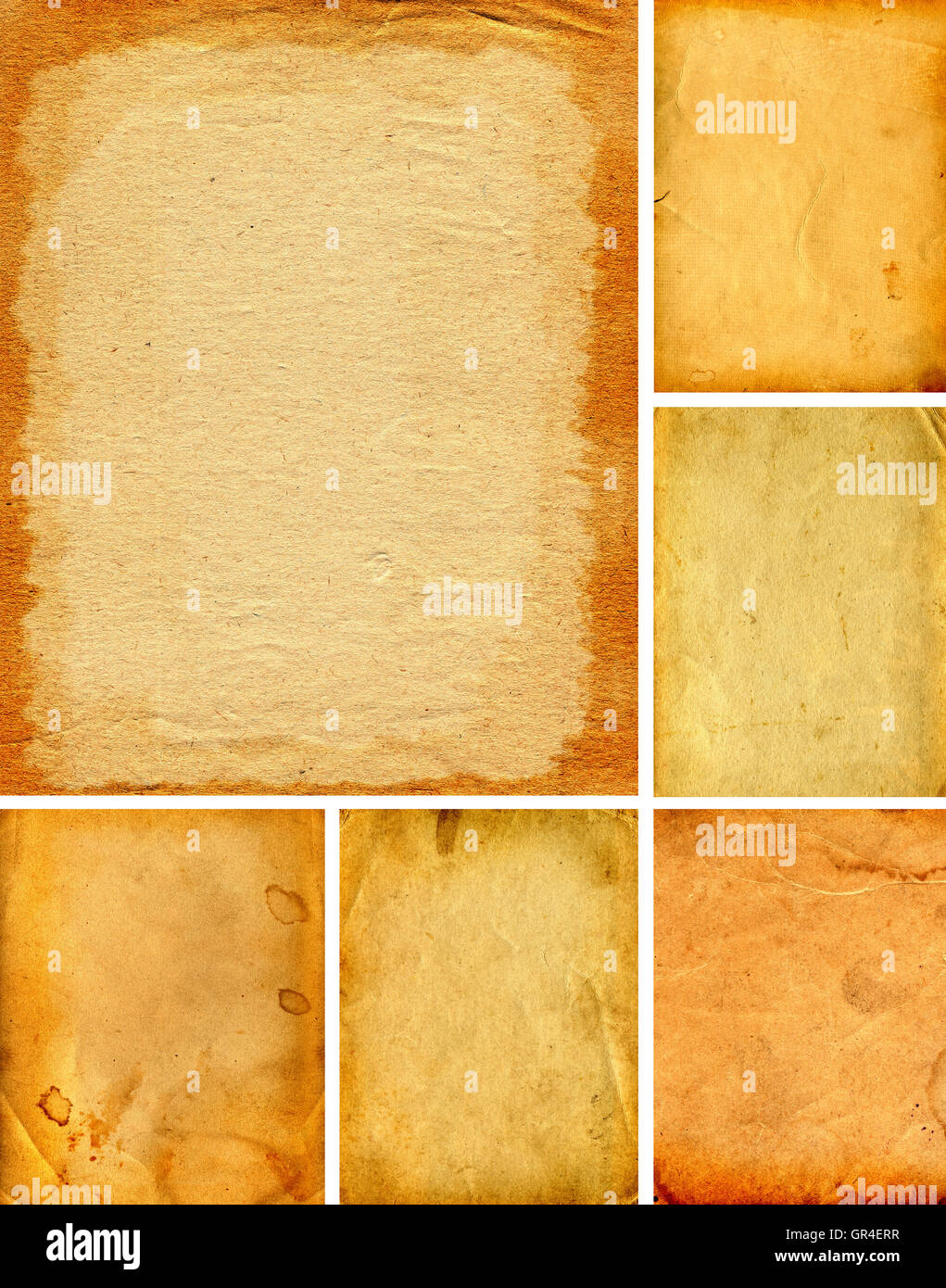 old papers set Stock Photo - Alamy