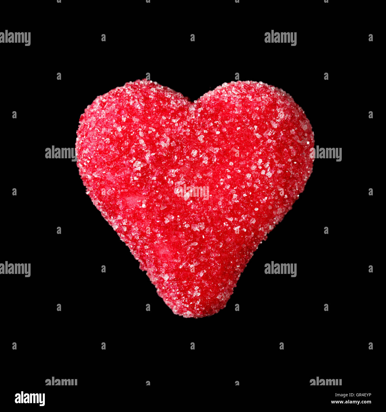 Red Marzipan heart Stock Photo - Alamy