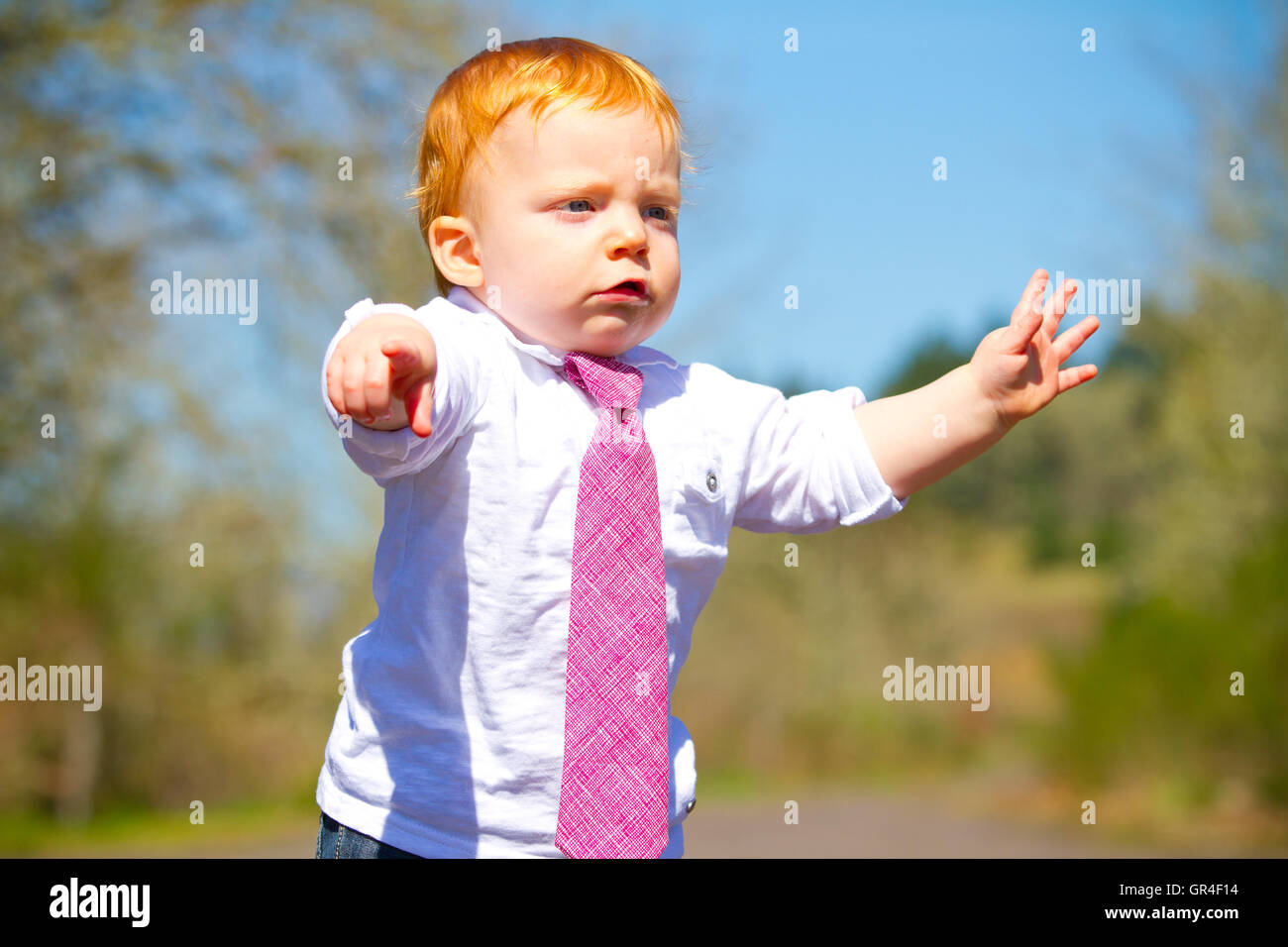 Baby First Steps Stock Photo - Alamy
