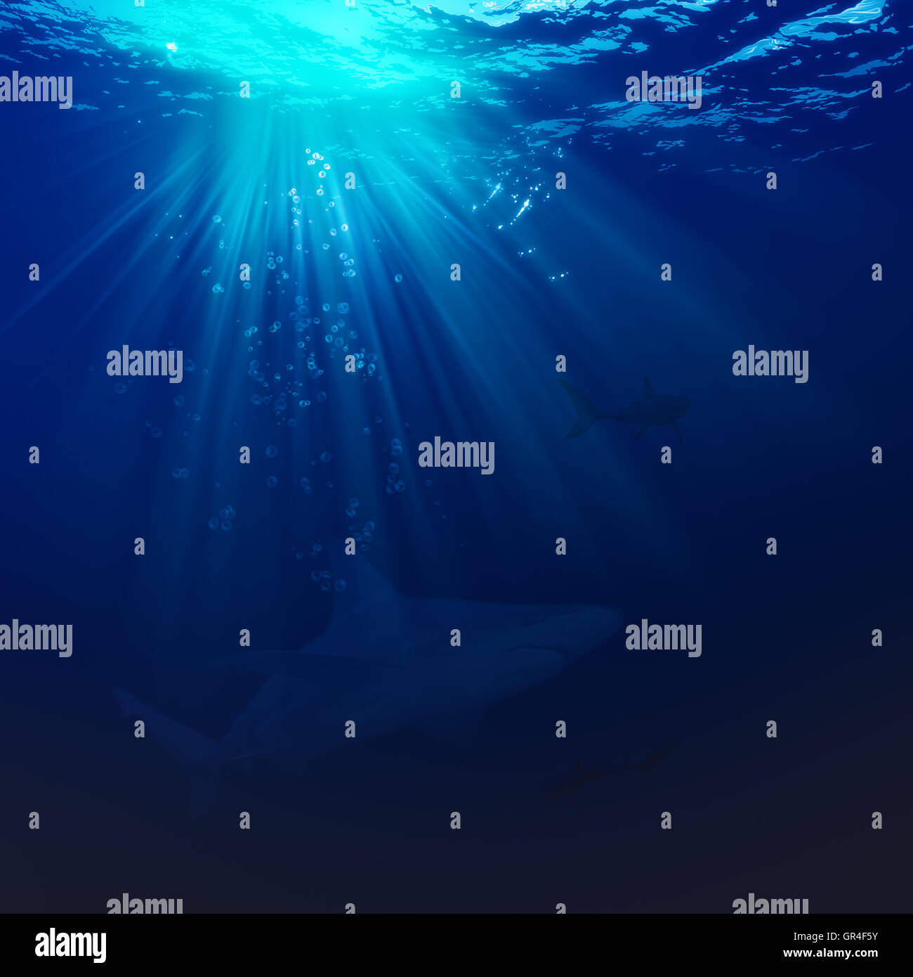 Deep ocean, marine backgrounds with waves and sea surface Stock Photo ...