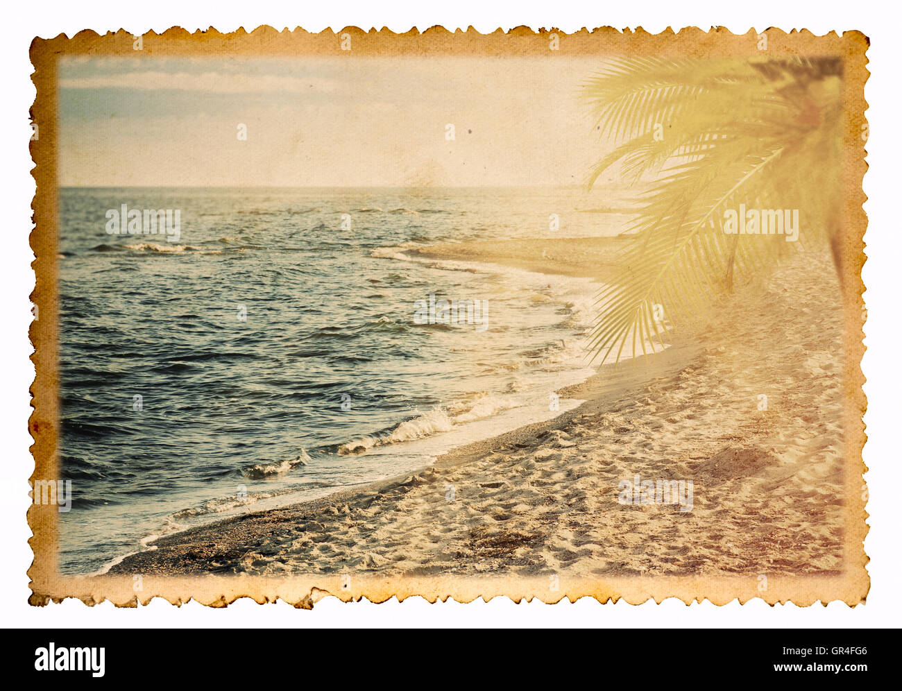 Vintage retro resort caribbean Cut Out Stock Images & Pictures - Alamy
