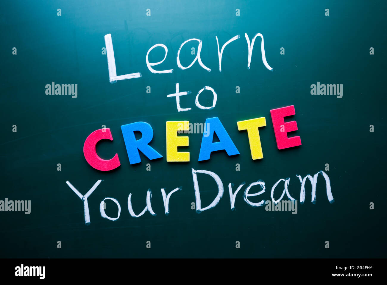 Learn to create your dream Stock Photo - Alamy