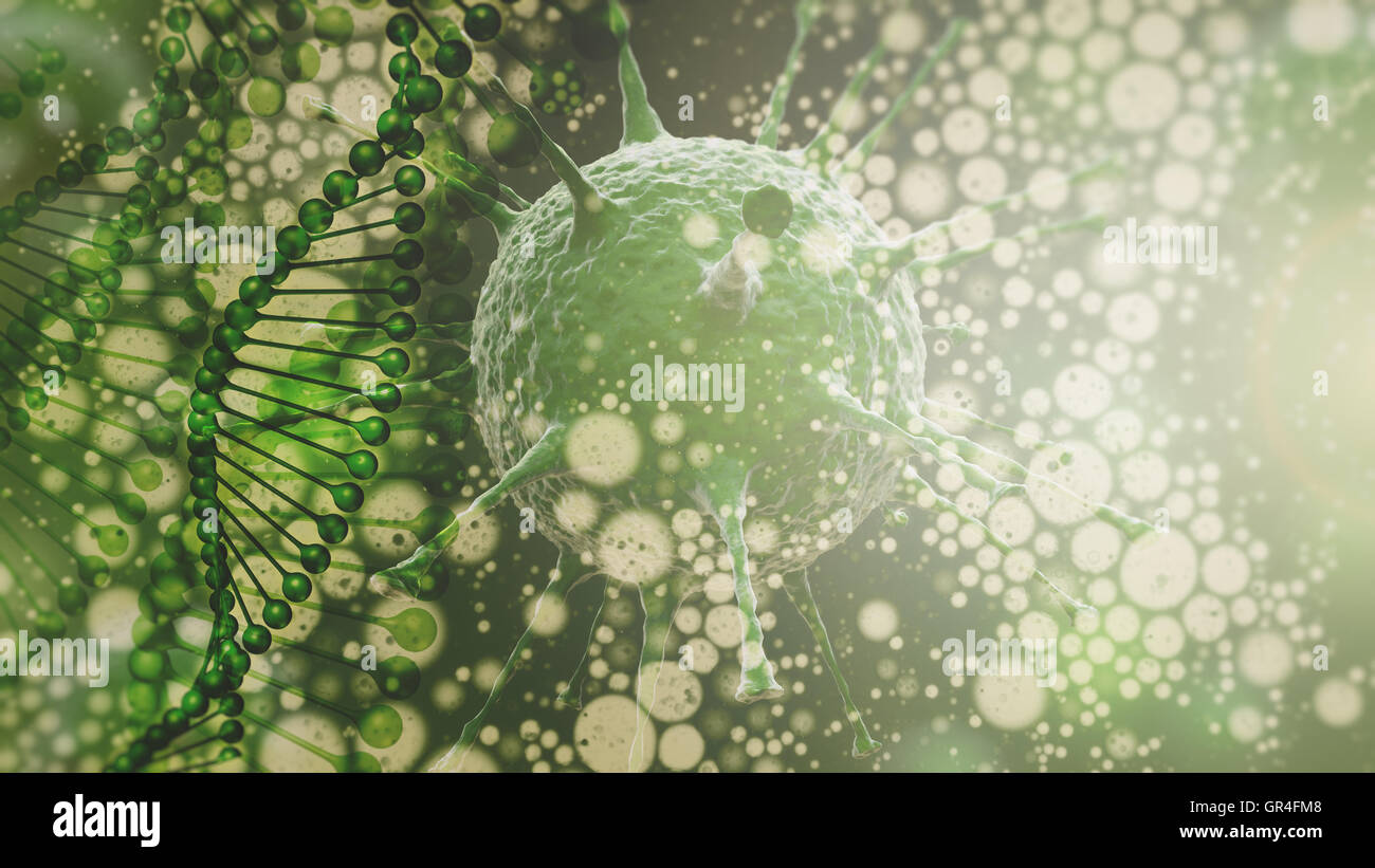 Microbiology. Abstract education and science backgrounds with DNA ...