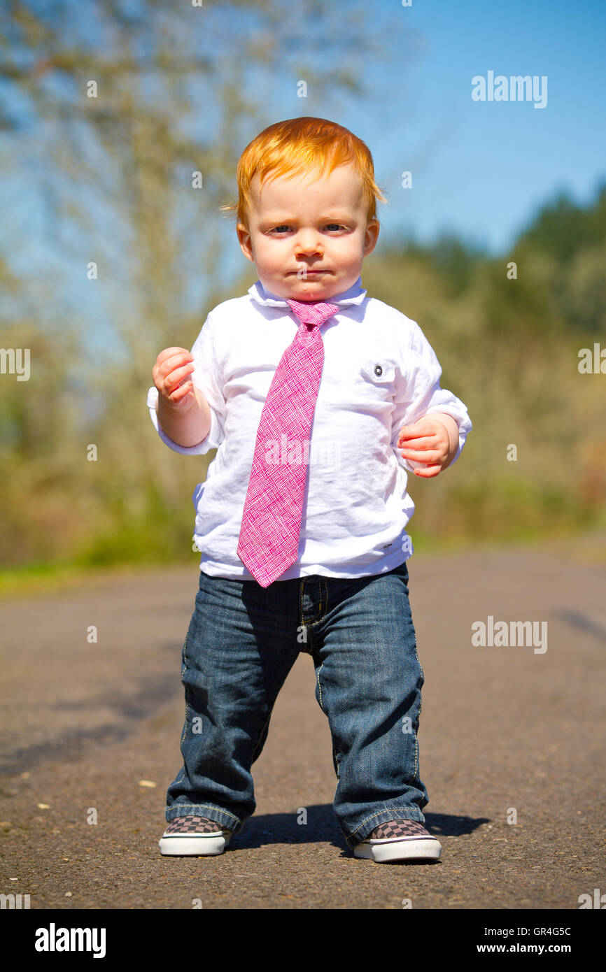 Baby First Steps Stock Photo - Alamy