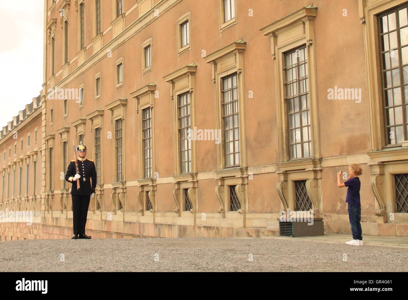 The yearning of a boy Stock Photo - Alamy