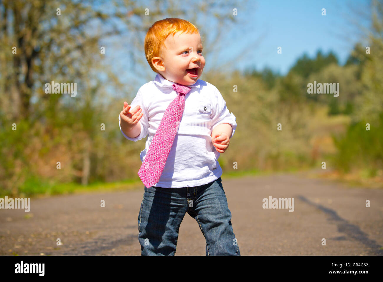 Baby First Steps Stock Photo - Alamy