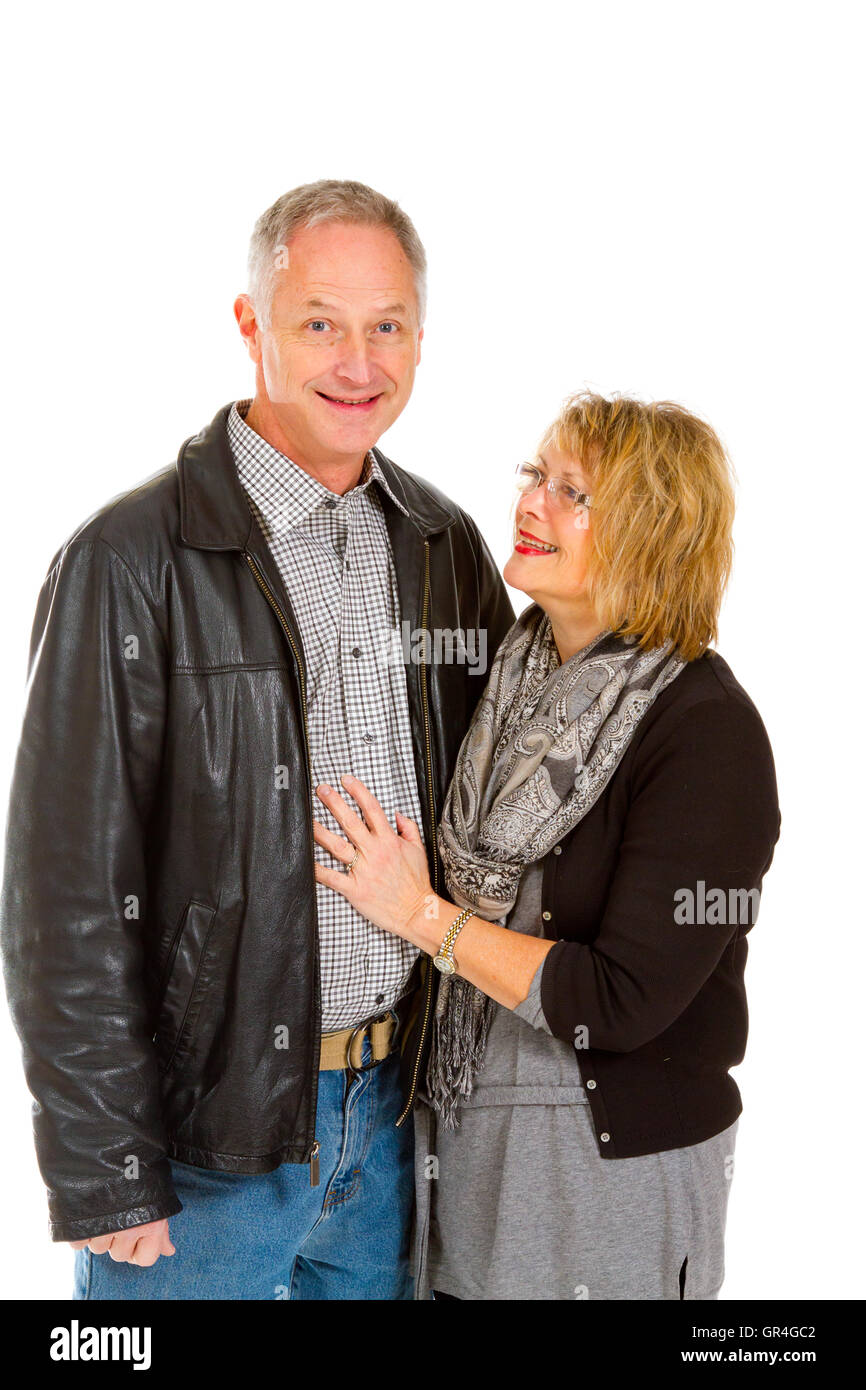 Healthy Grandparents Isolated Stock Photo - Alamy
