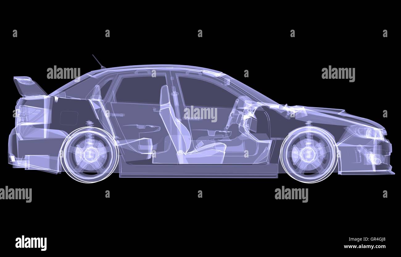 X-ray concept car Stock Photo - Alamy