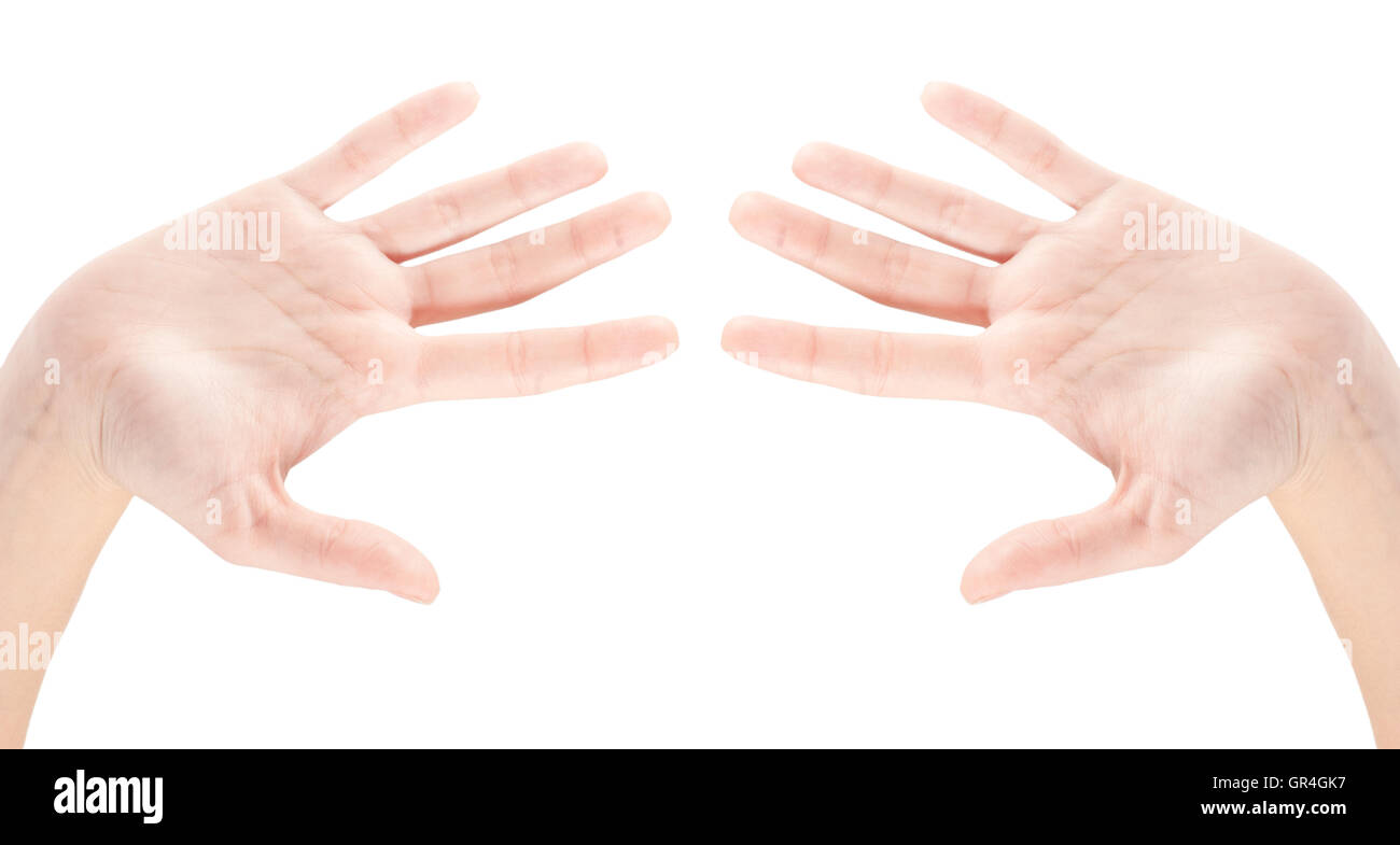 Hand gestures isolated hi-res stock photography and images - Alamy