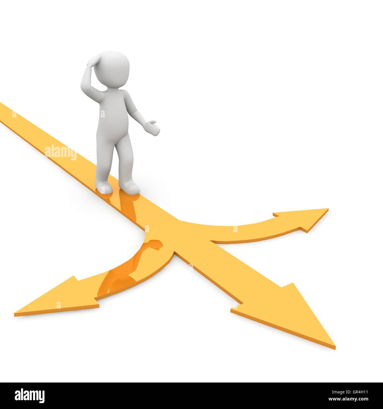 Walking directions Cut Out Stock Images & Pictures - Alamy