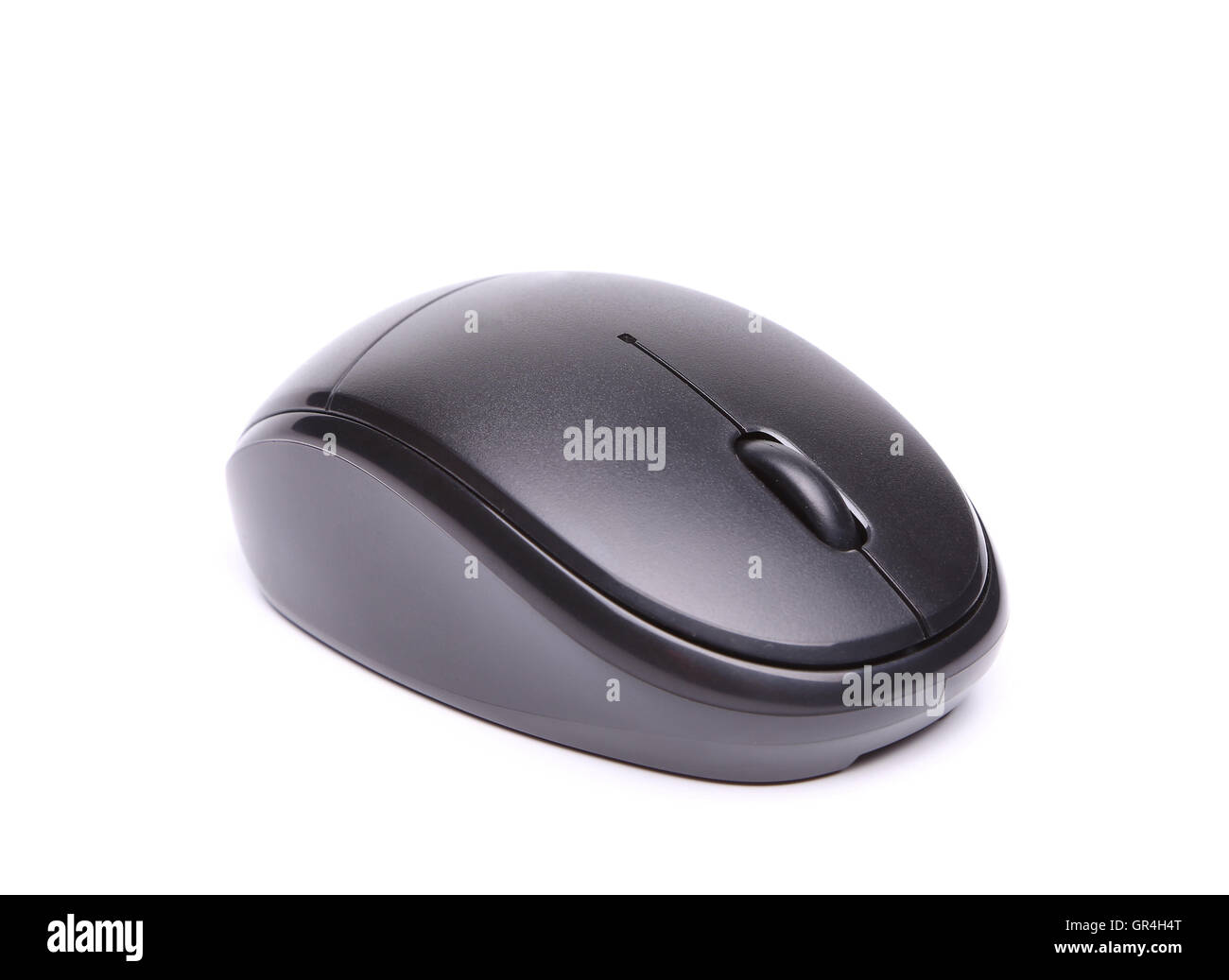 Wireless computer mouse isolated on white background full face Stock ...