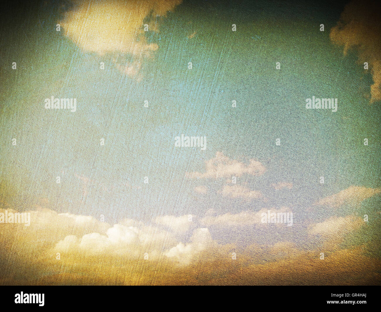 retro image of cloudy sky Stock Photo - Alamy