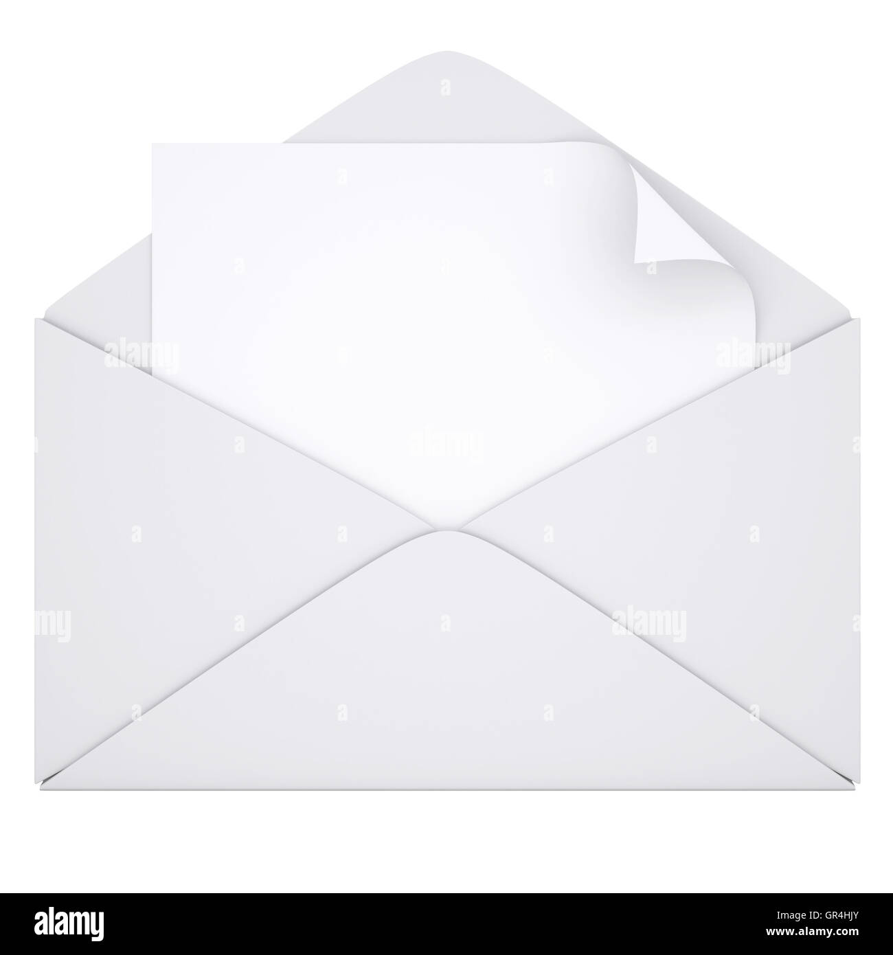 Envelope in air Cut Out Stock Images & Pictures - Alamy