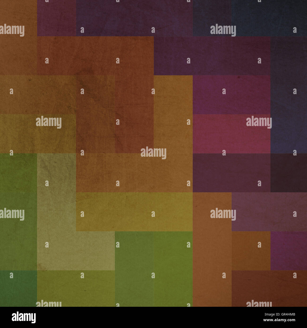 Vintage grunge multiple colored rectangles background Stock Photo - Alamy