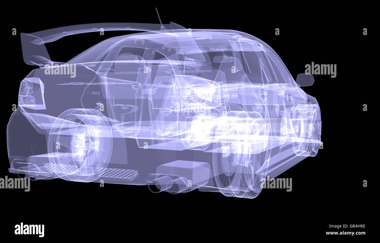 X-ray concept car Stock Photo - Alamy