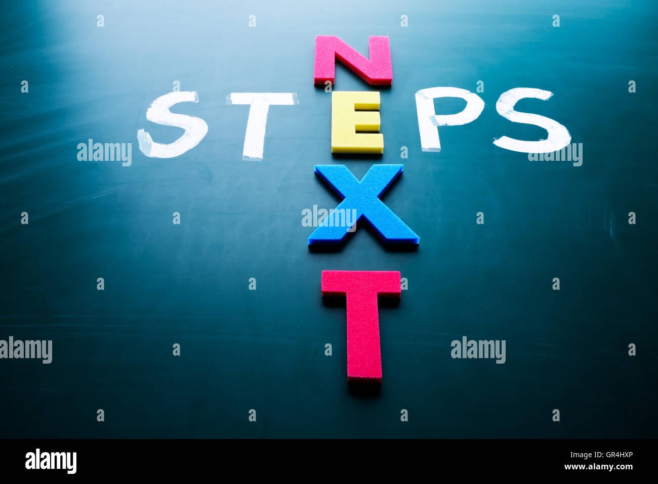 Next steps concept Stock Photo - Alamy
