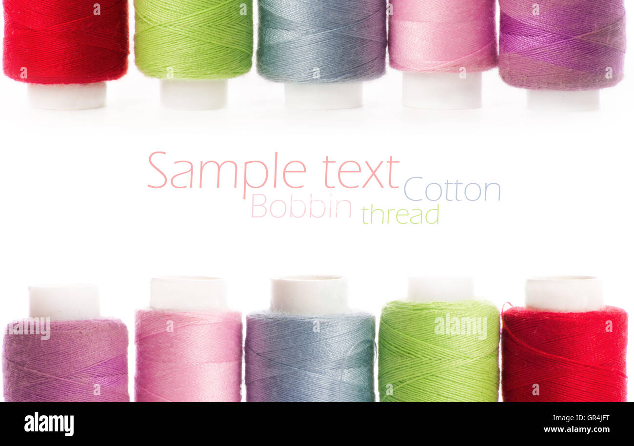 bobbins of thread Stock Photo - Alamy