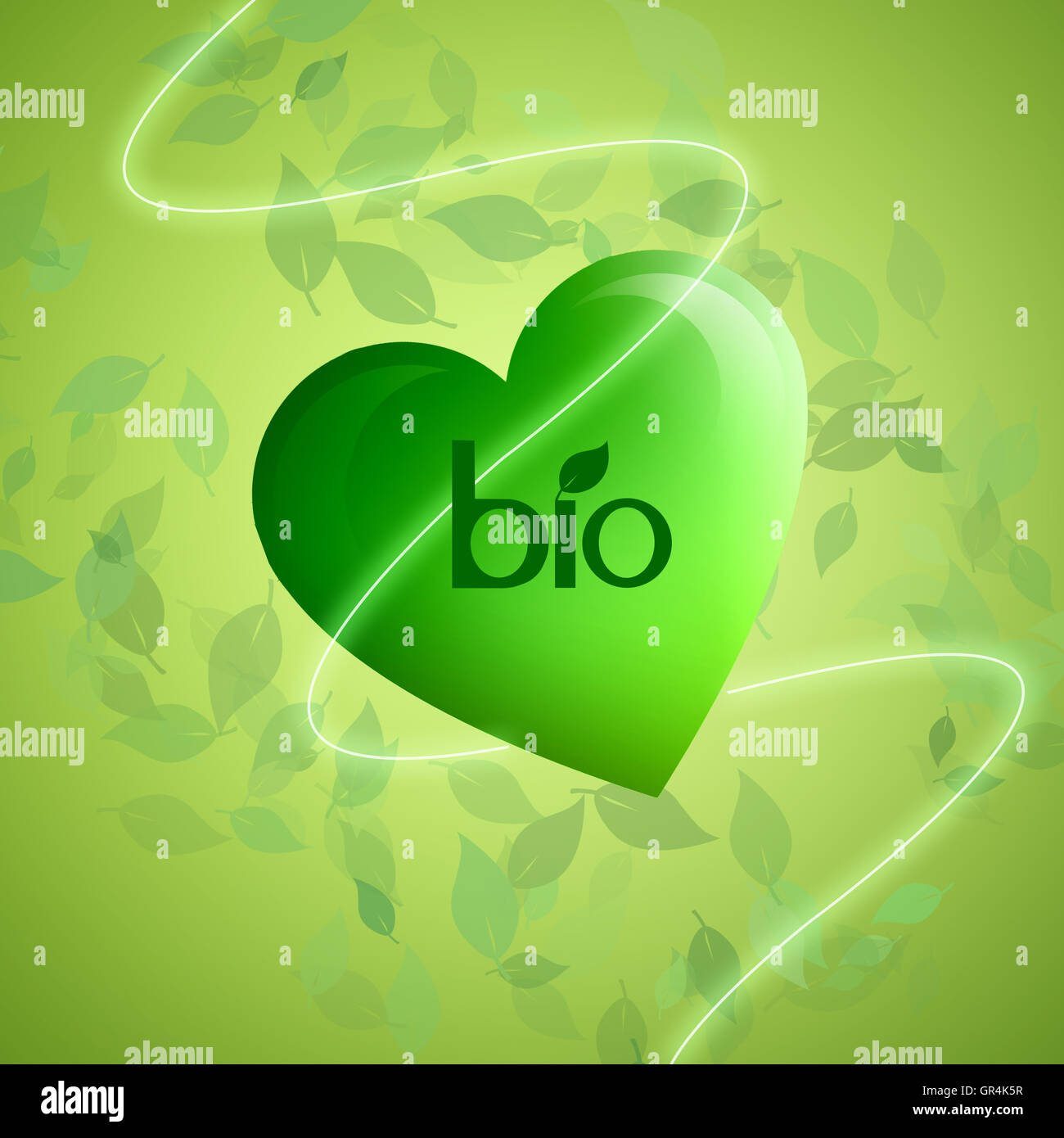 bio heart for ecology Stock Photo - Alamy