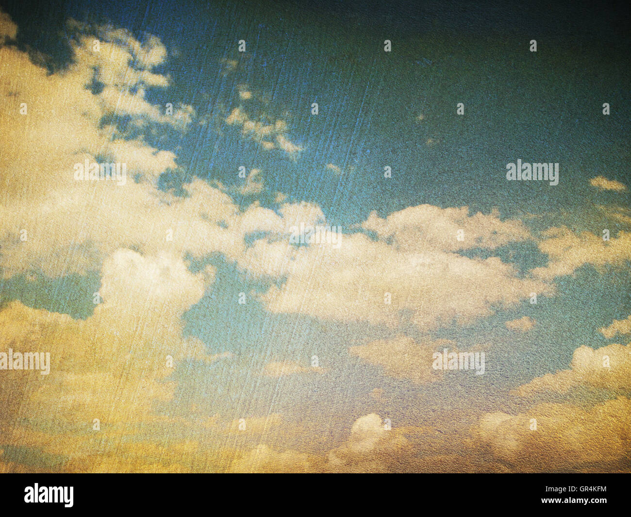 retro image of cloudy sky Stock Photo - Alamy