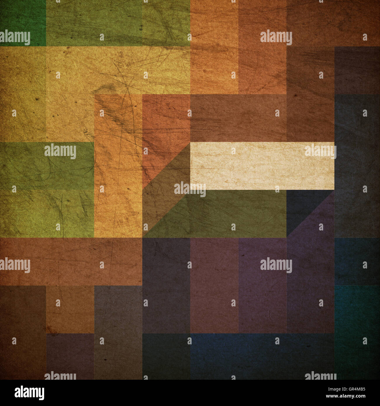 Retro colorful rectangles background Stock Photo - Alamy