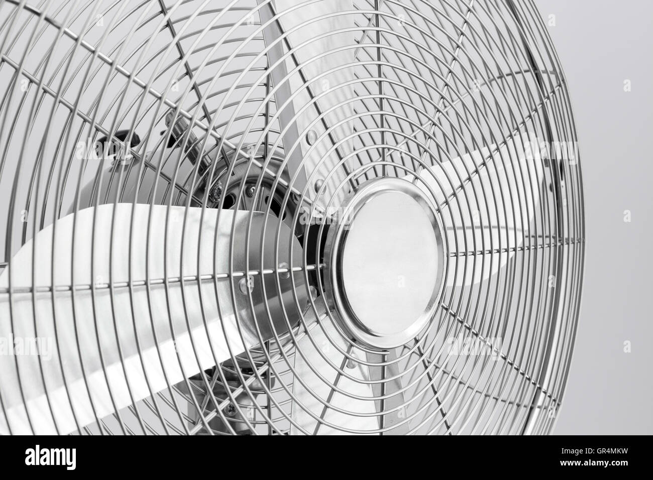 Detail of metal electric fan Stock Photo - Alamy