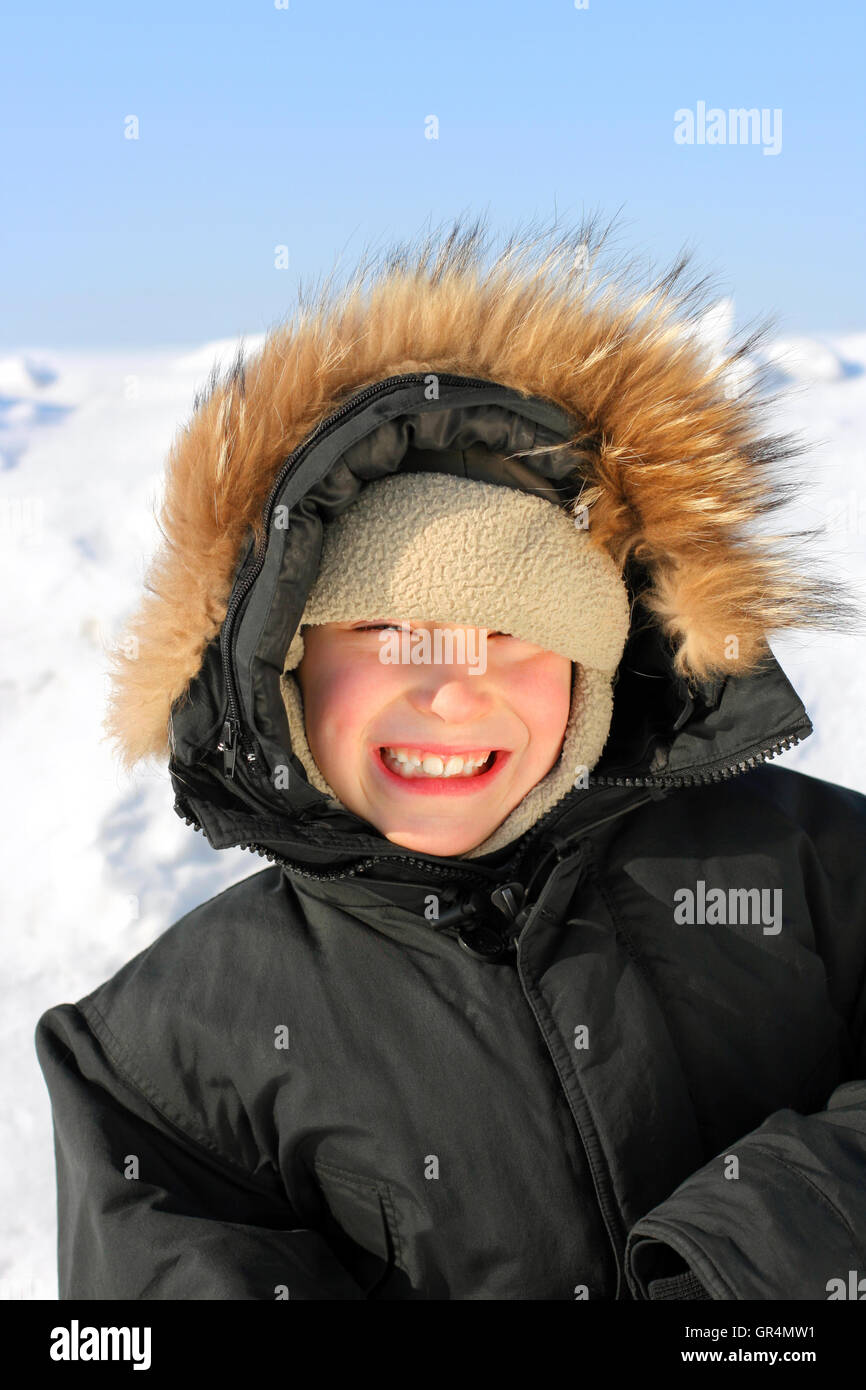 boy in winter Stock Photo - Alamy