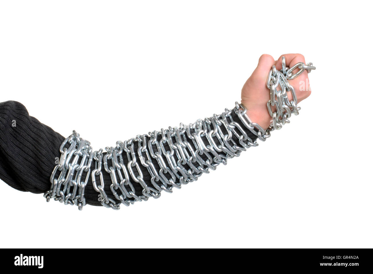 hand and chain Stock Photo - Alamy