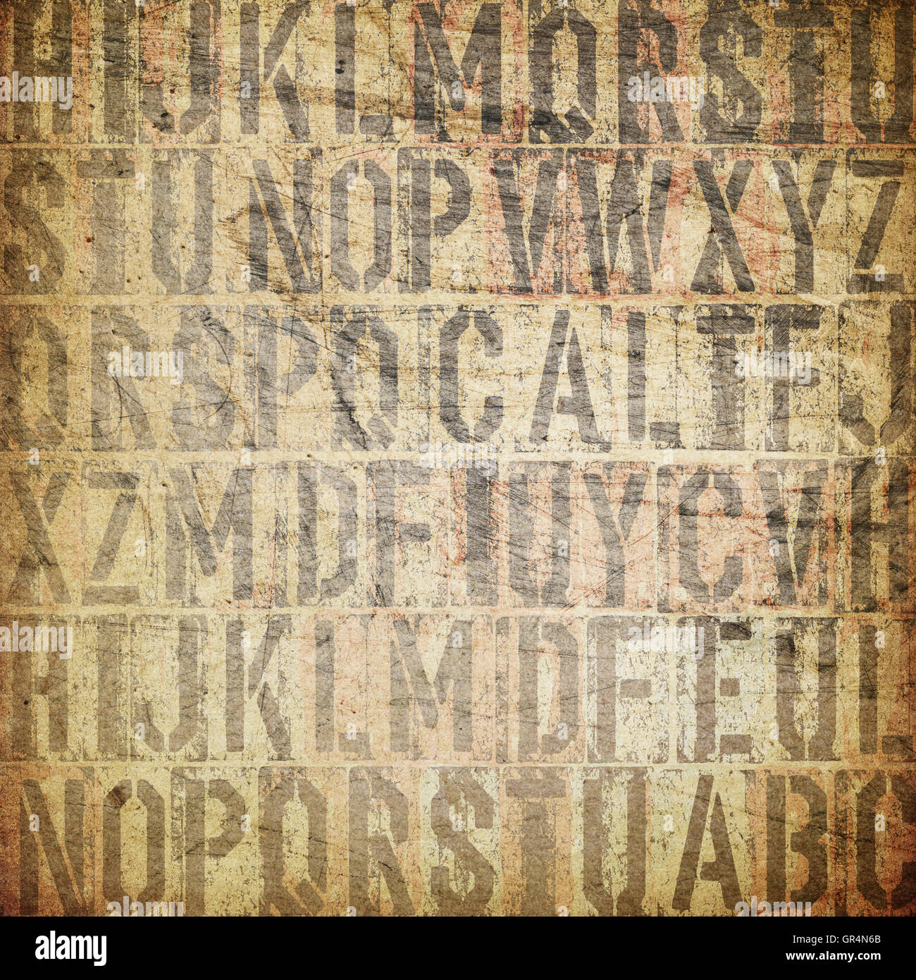 Vintage Letterpress Texture