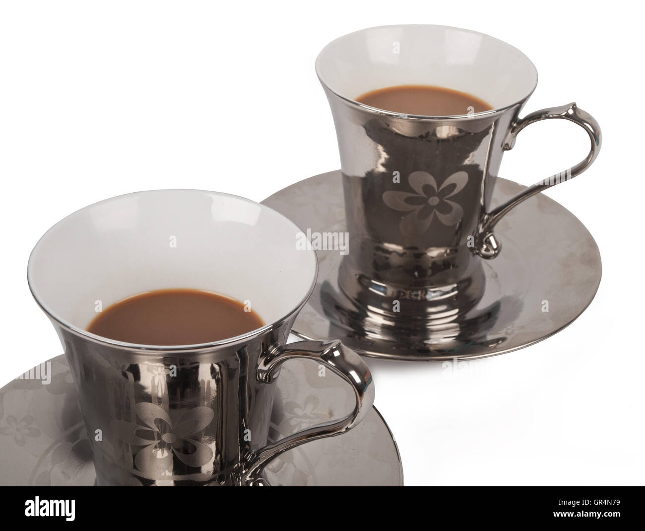 Two coffee cups Stock Photo - Alamy