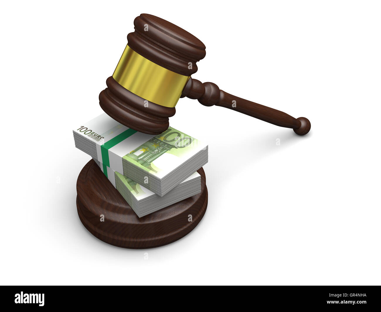 Money in law Stock Photo - Alamy