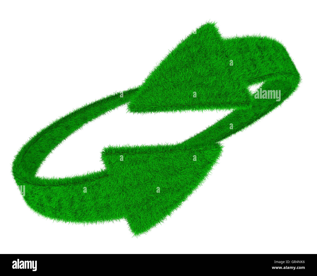 two arrow on white background. Isolated 3D image Stock Photo - Alamy