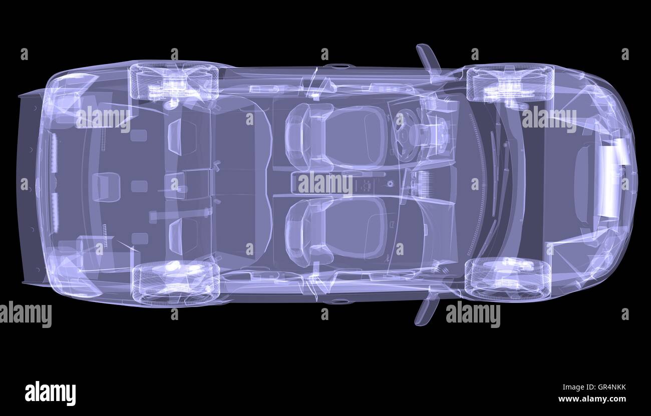 X-ray concept car Stock Photo - Alamy