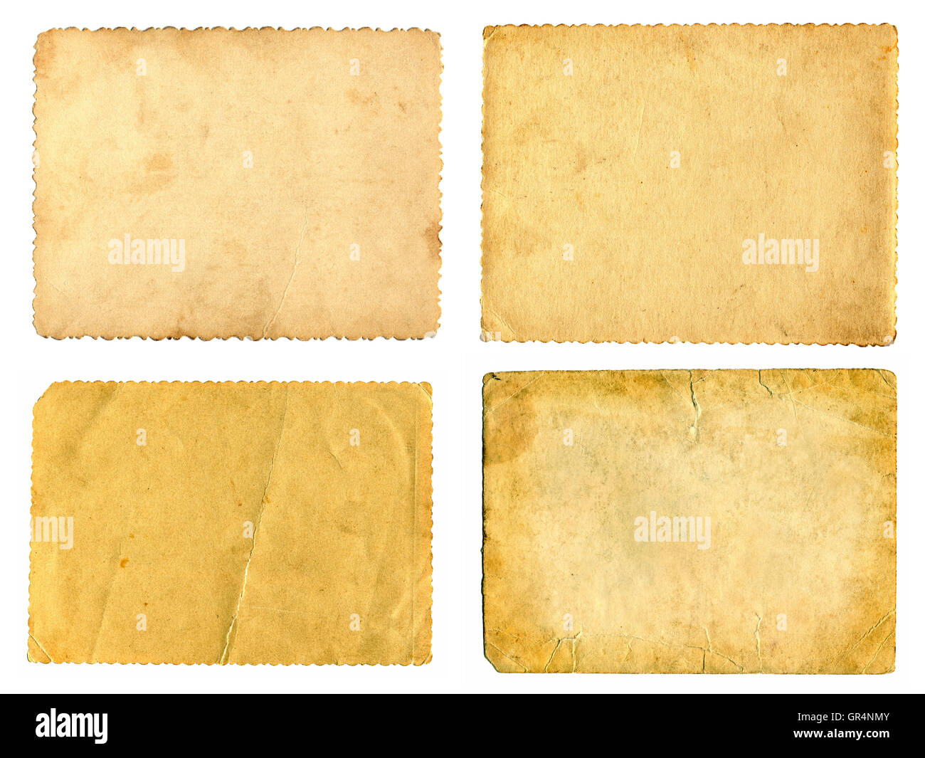 old paper set Stock Photo - Alamy