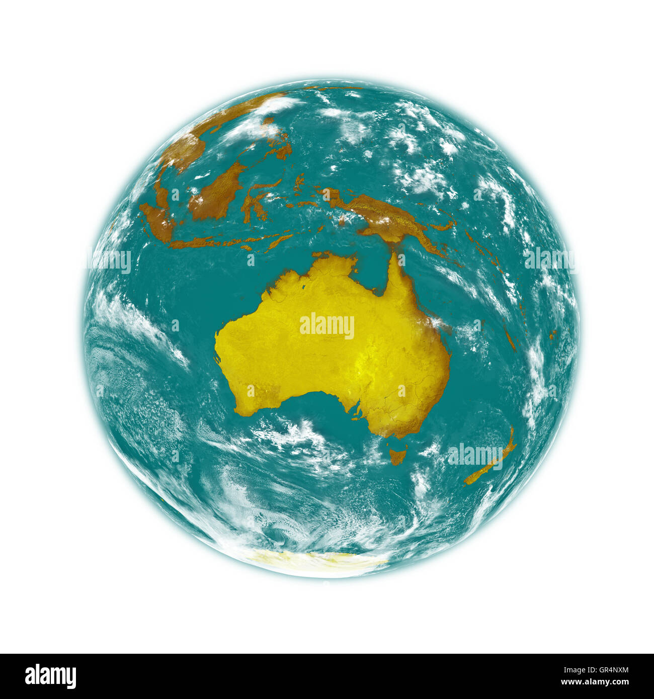Australia on Earth Stock Photo - Alamy