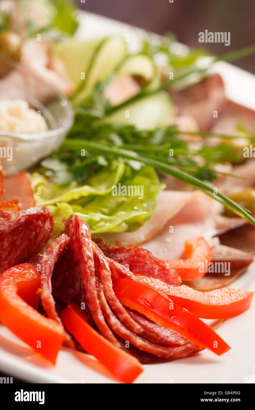 appetizer from meat Stock Photo - Alamy