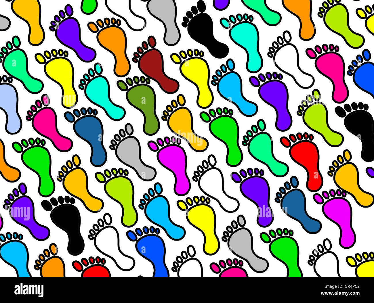 colorful feet background Stock Photo - Alamy