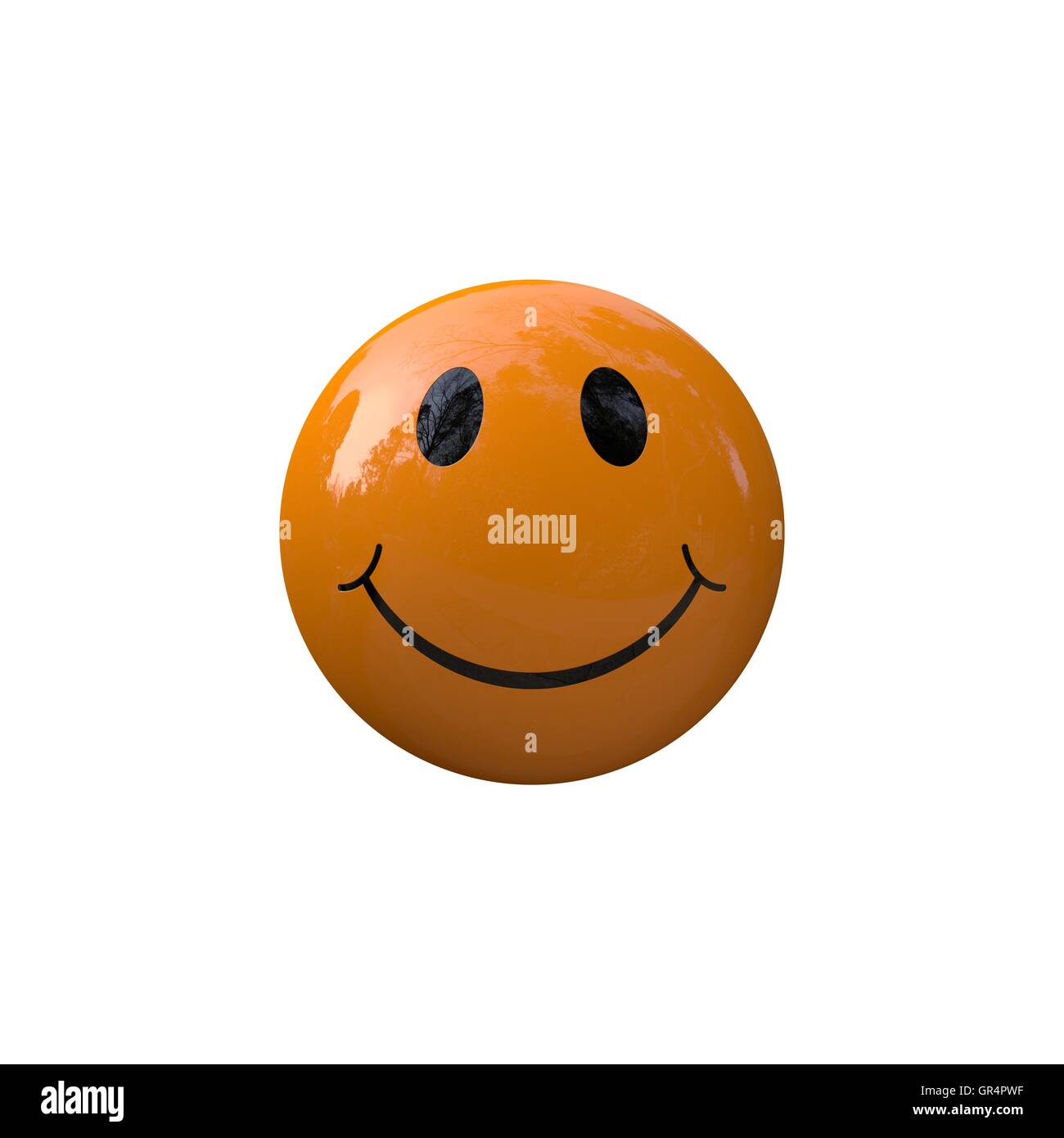 Smiley smile orange Stock Photo - Alamy