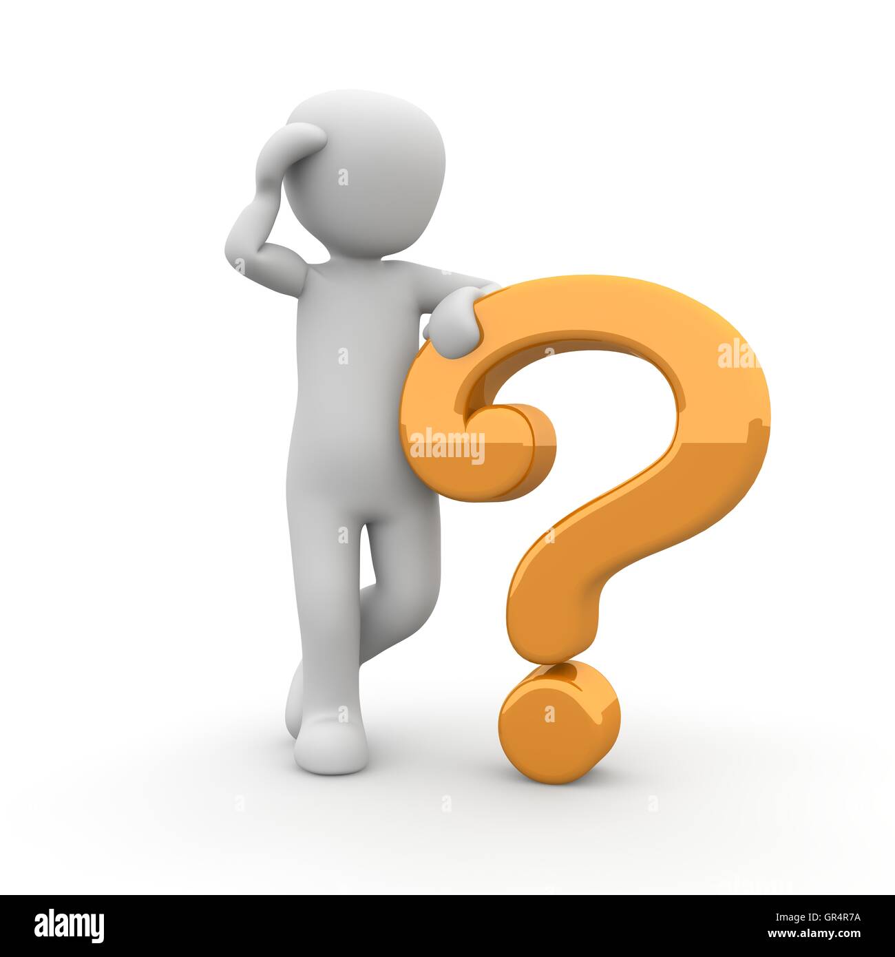 Question mark and human form hi-res stock photography and images - Alamy