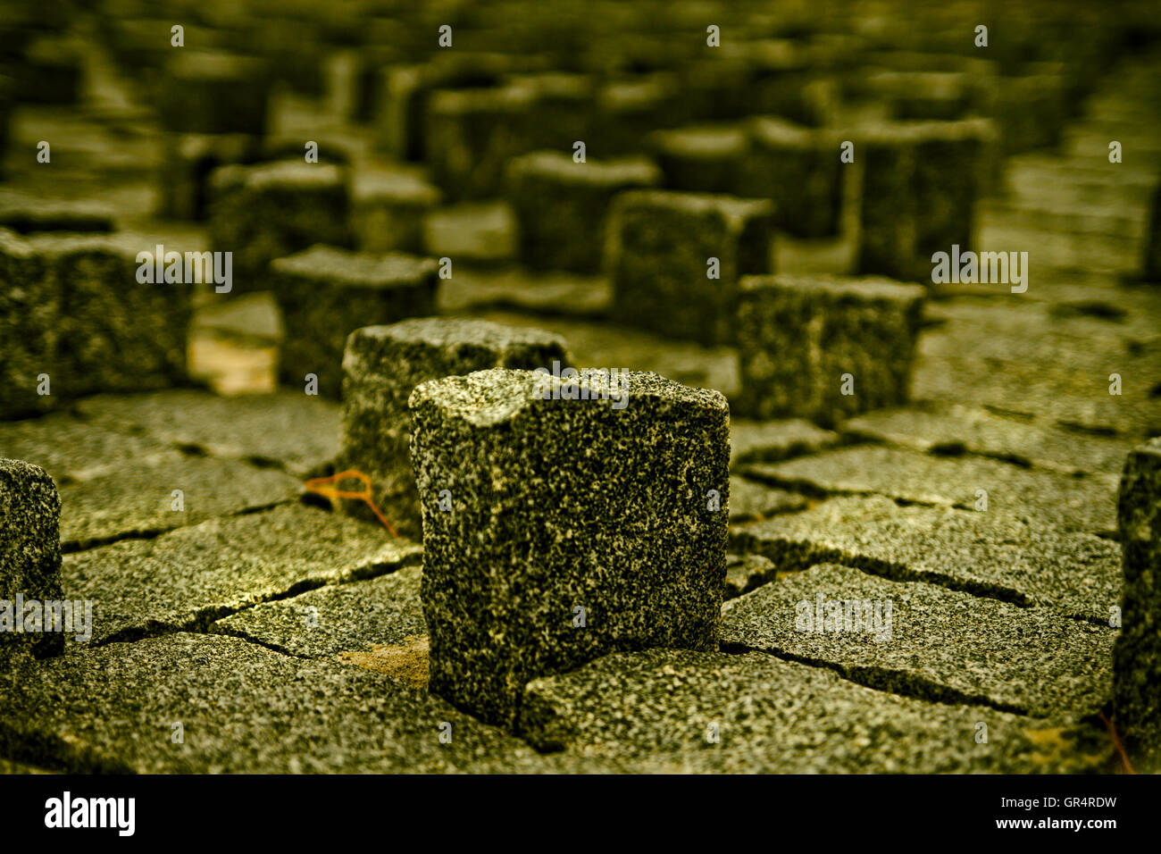 Architecture concept, little rock blocks Stock Photo - Alamy