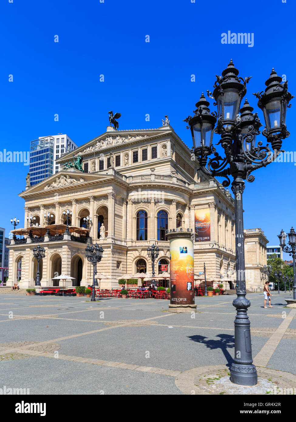 Frankfurt Alte Oper, The Old Opera concert hall former opera house on ...