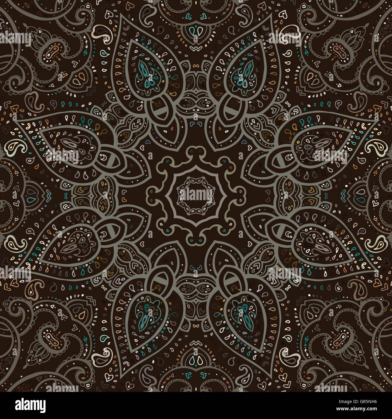 Mandala. Indian decorative pattern Stock Vector Image & Art - Alamy