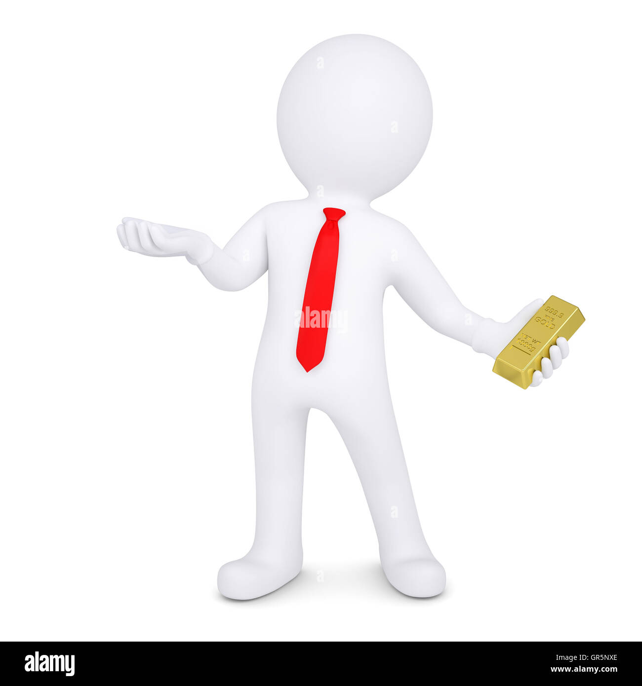 Helping hand 3d man Cut Out Stock Images & Pictures - Alamy