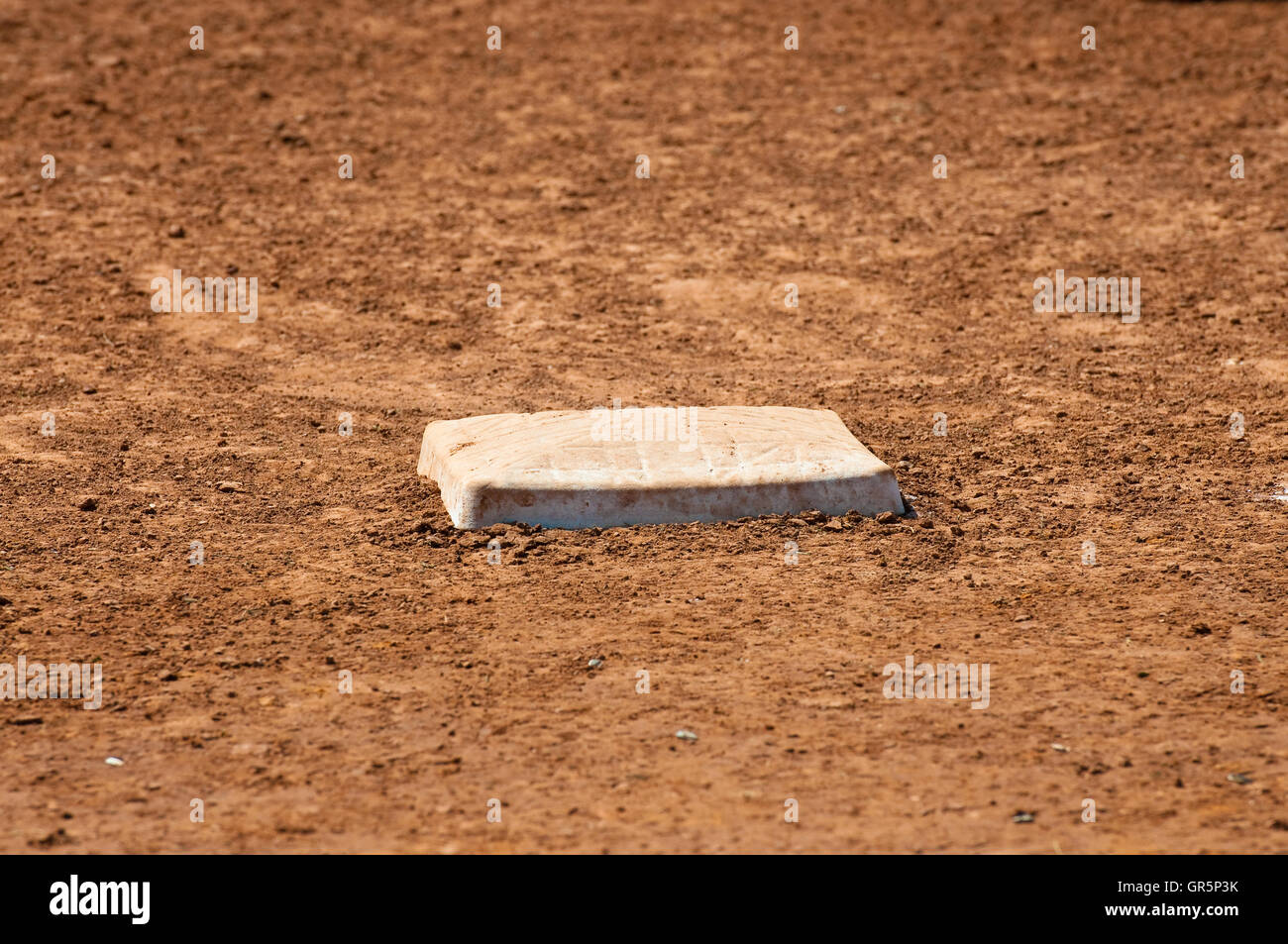 Baseball field first base Stock Photo - Alamy