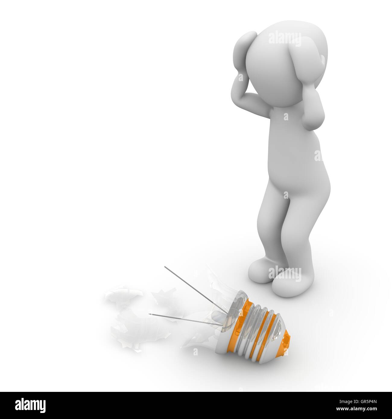 light bulb broken Stock Photo - Alamy